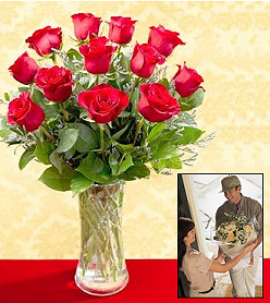 Dozen Red Roses - FedEx - FTD Discount Flowers and Gifts - Flowers Fast ...